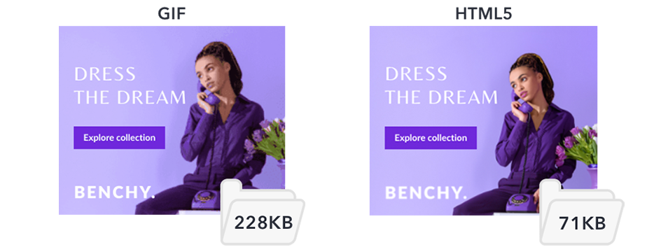 Display ad design: 3 reasons why HTML5 is so much better than GIF